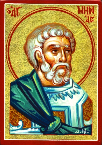 [3057] [18Χ13] ΑΓΙΟΣ ΜΗΝΑΣ | Δημήτριος Μιχαήλ Μεμάκης ο κρητικός ζωγράφος